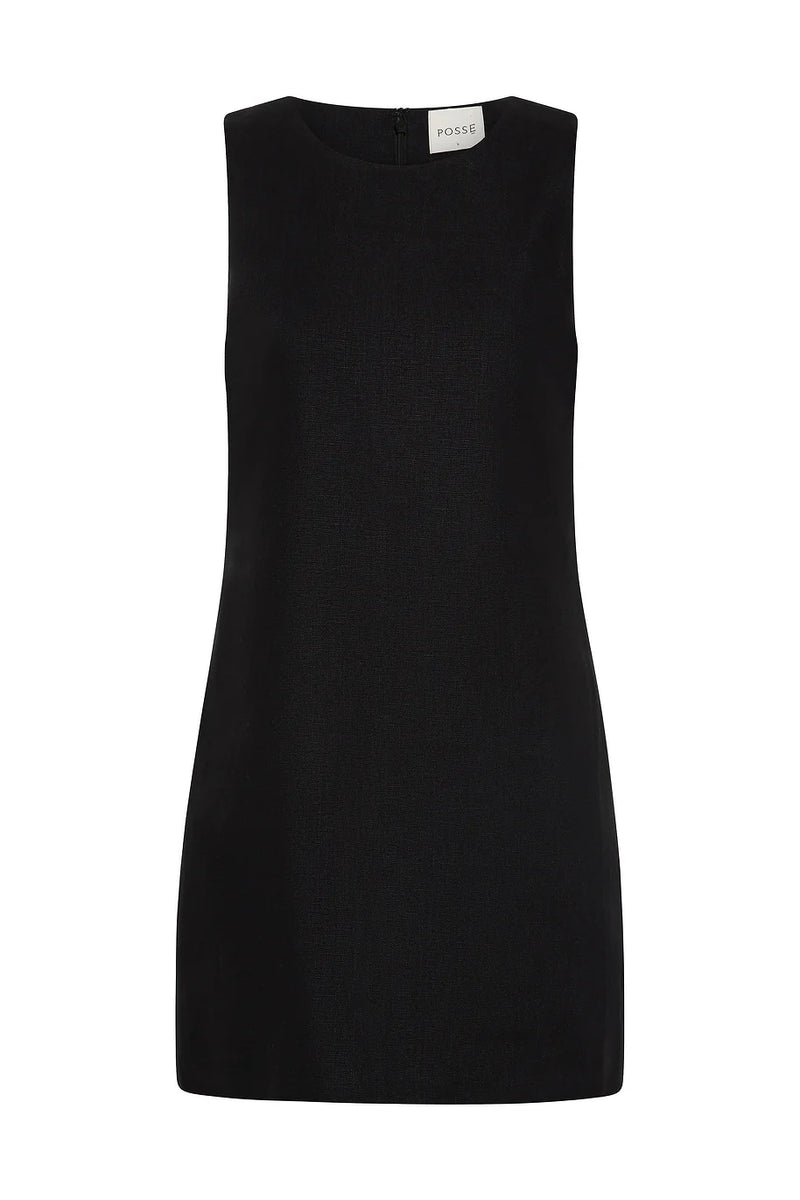 Ellen Mini Dress in Black – Nette