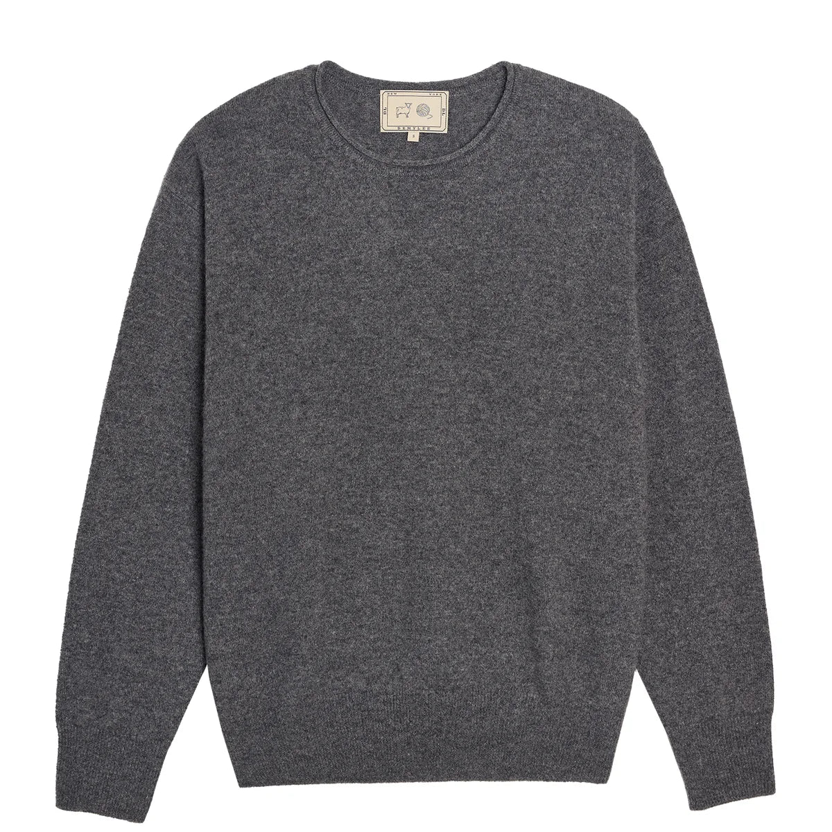 Coco Cashmere Sweater in Dark Heather Grey – Nette