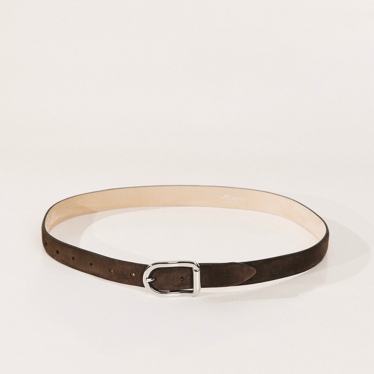 Mija Suede Belt in Chocolate – Nette